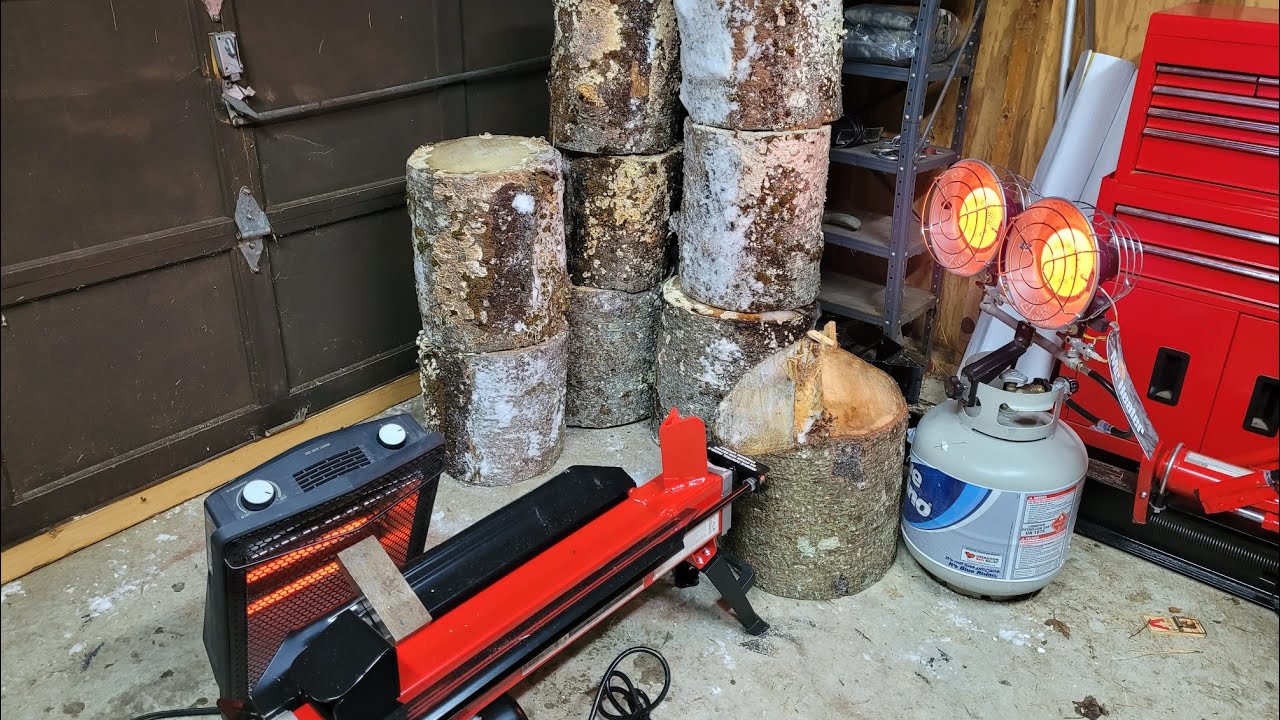 Log Splitter In Extreme Cold, Hydraulic Fluid To Thick To Run - YouTube