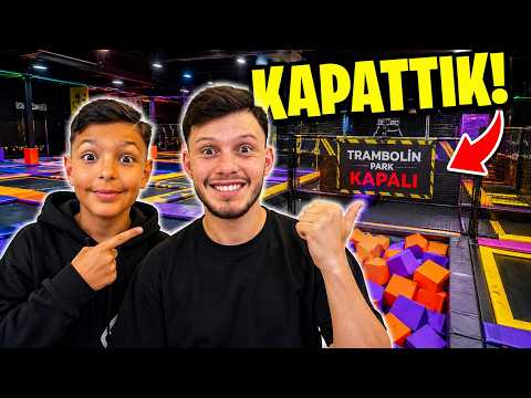 KARDEŞİM İÇİN TRAMBOLİN PARK AÇTIRDIM?!