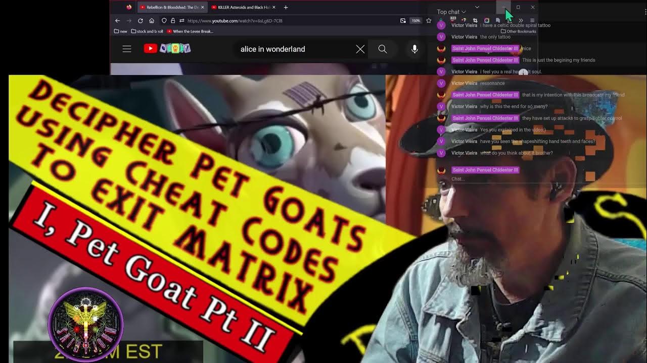 Pet Goats & Cheat Codes to Exit Matrix - #bytherevelator - YouTube
