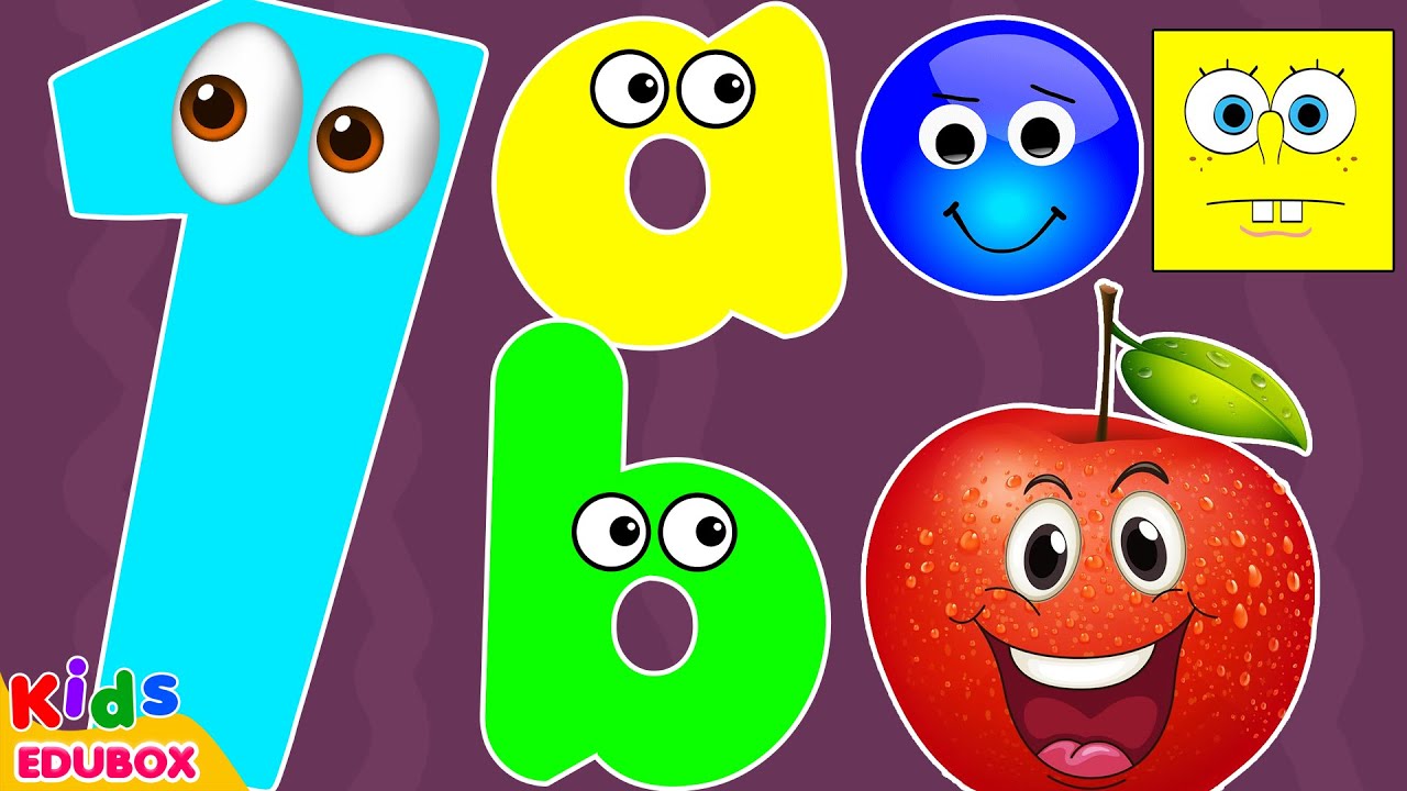 ABC & 123 Learning Videos For Preschool | ABC And One Two Three | ABC ...