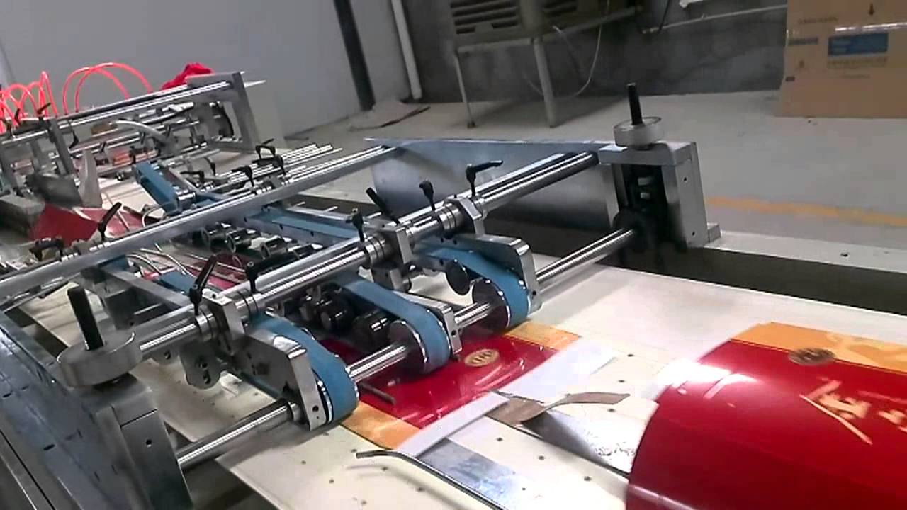 CMTF-1100 paper bag tube forming machine - YouTube