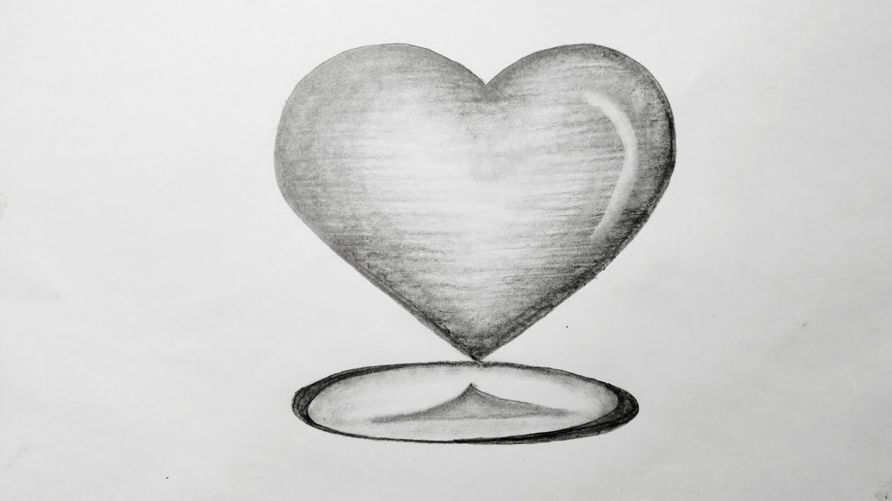 How to draw a cute heart ? - YouTube