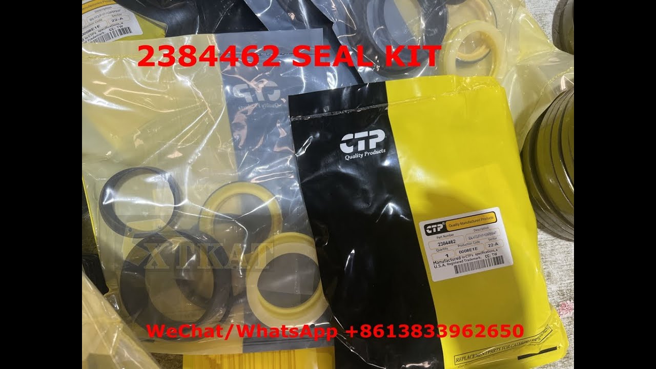Caterpillar Hydraulic Tilt Cylinder Seal Kit, 2384462 - YouTube