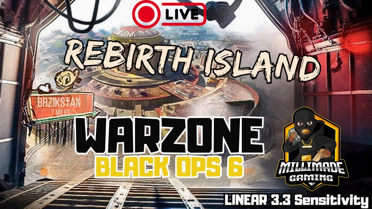 🔴 Live (Rebirth Island) Area 99/ Bo6 Gameplay || ROAD TO 10K SUBS ...