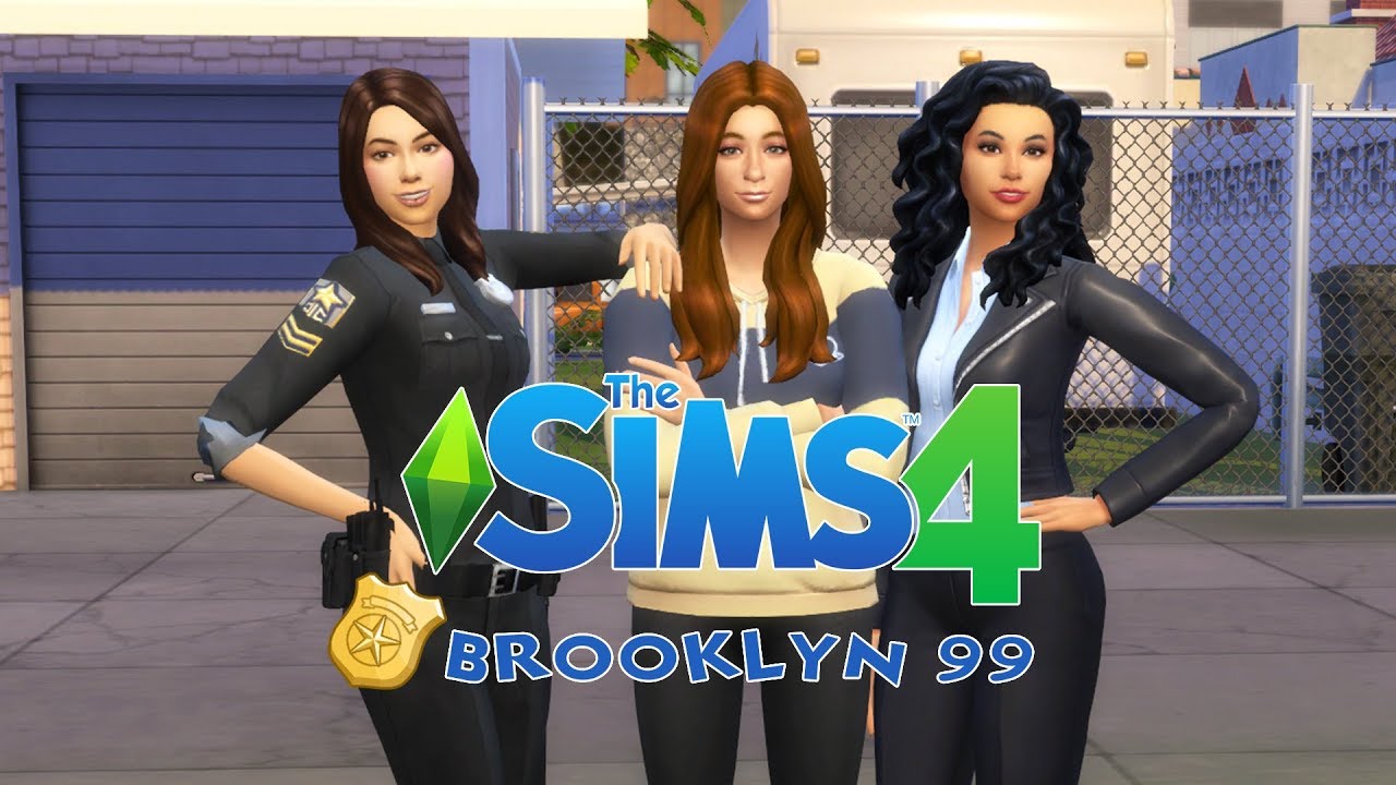 👮‍♂️Brooklyn 99 in The Sims 4 🚔 Part 2 // Create-A-Sim - YouTube