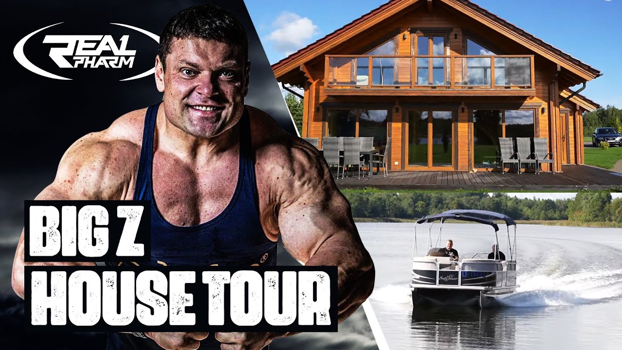 HOUSE TOUR BIG Z | STRONGMAN CRIBS | WJAZD NA CHATE ZYDRUNAS BIG Z ...