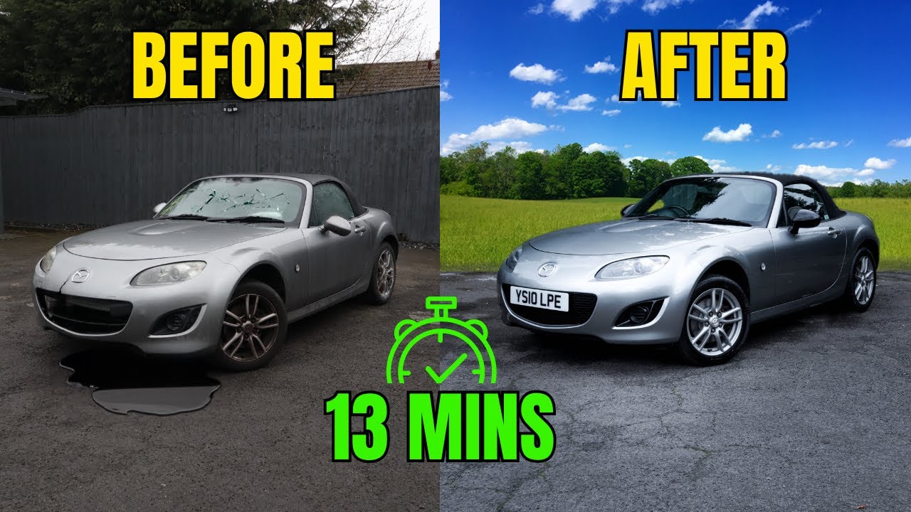 FULL REBUILD - CRASHED MAZDA MX-5 IN 13 MINUTES - YouTube