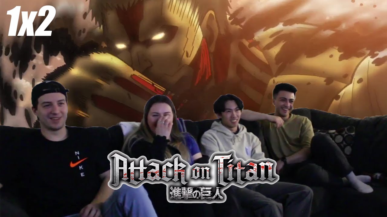 THE DAD IS SUS!! Anime NEWBIES Watch Attack on Titan | 1x2 Reaction ...