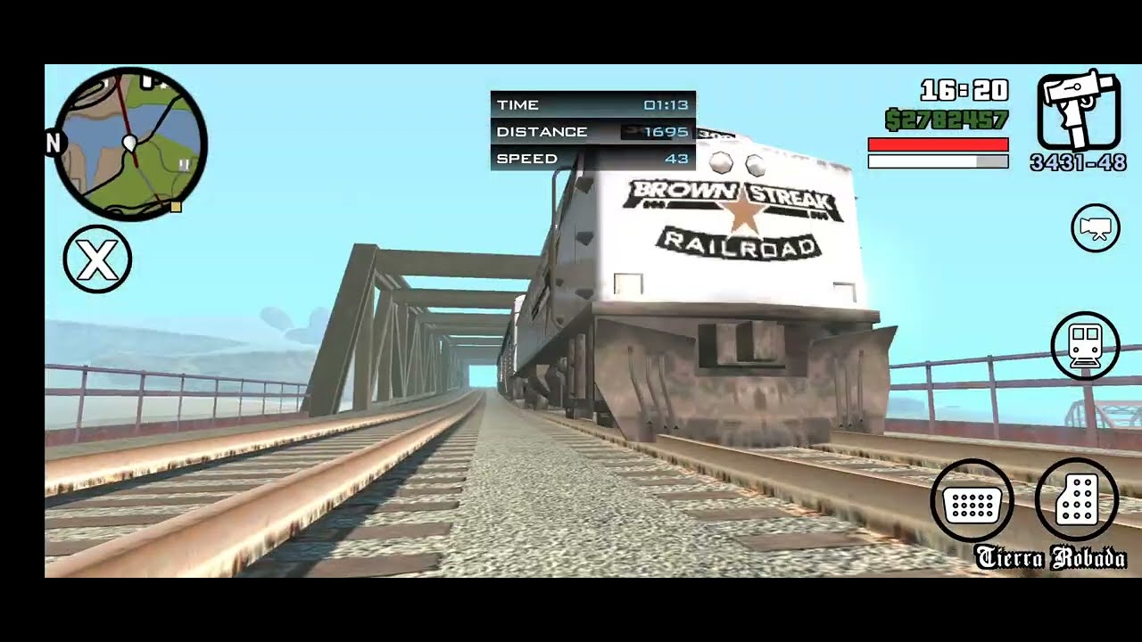 GTA San Andreas | Freight Train Mission Completed (Mobile) - YouTube