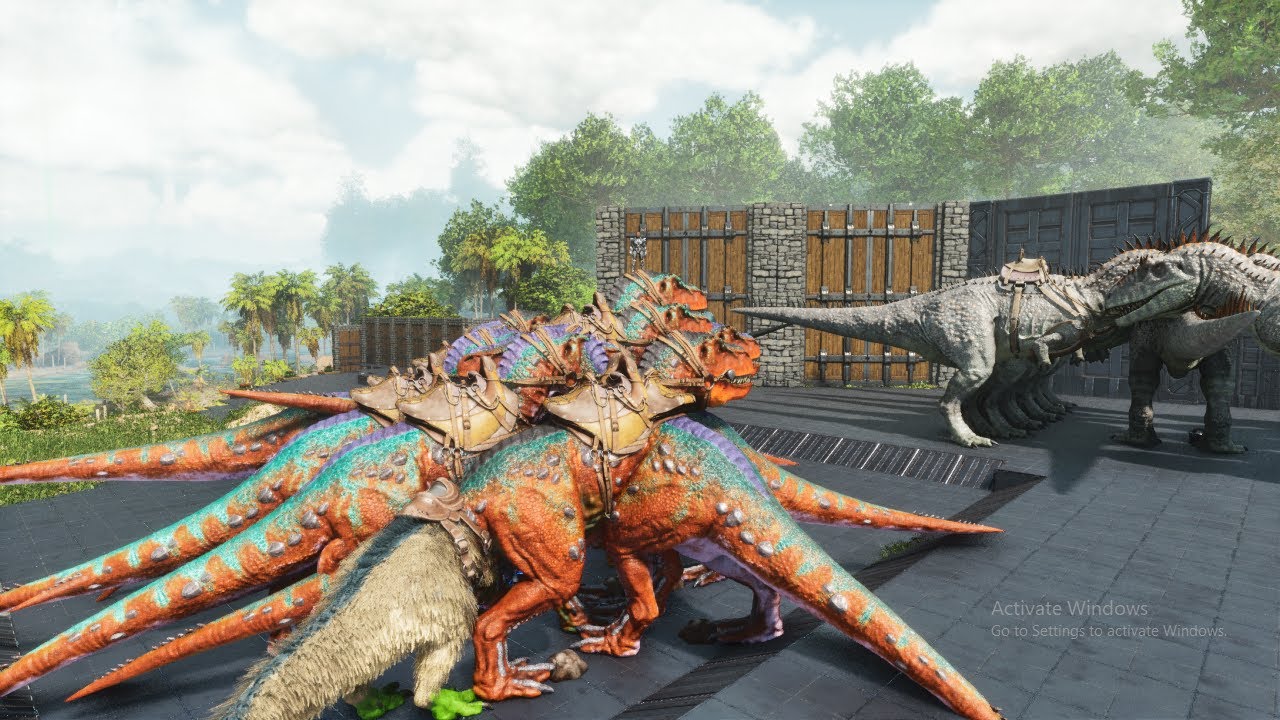 Ark ASA Island all 3 Alpha boss fights - YouTube