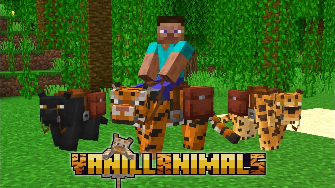VanillAnimals (Preview) || Addon MCPE - YouTube