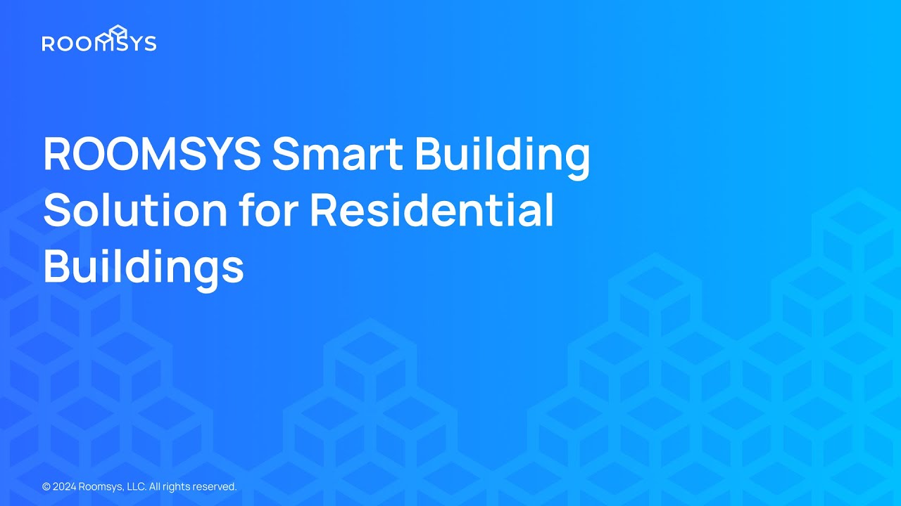 ROOMSYS Smart Building Solution for Residential Buildings - YouTube