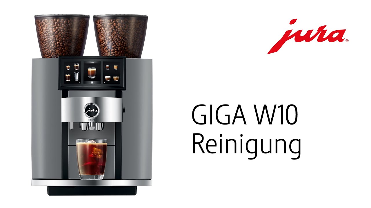 JURA GIGA W10 - Reinigung - YouTube