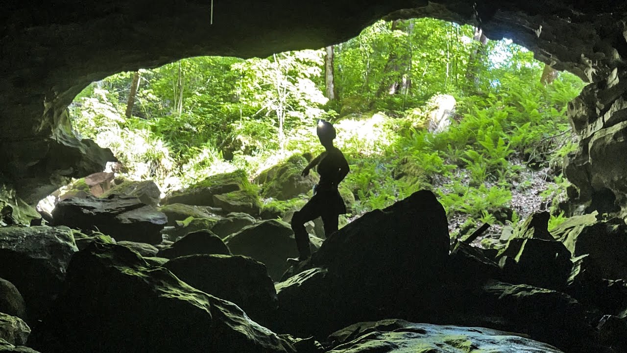 Rickety ladder in the middle of nowhere leads to this! - YouTube