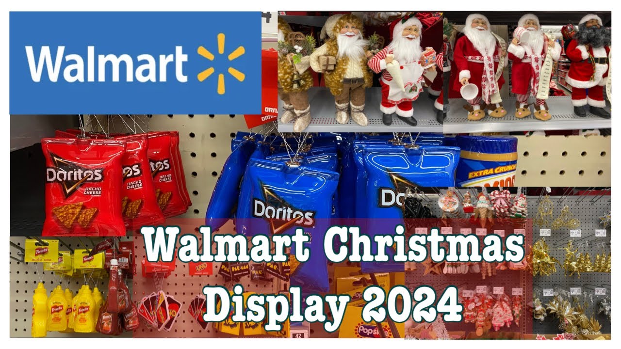 Walmart Christmas Display 2024 | Shop with Me | Christmas Decor ...
