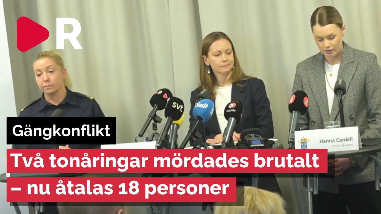 Riks Live: 18 personer åtalas för mord på 14-åriga pojkar - YouTube