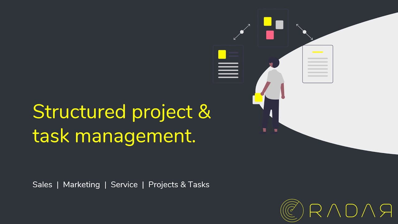 Project and Task Management in RADAR CRM - YouTube