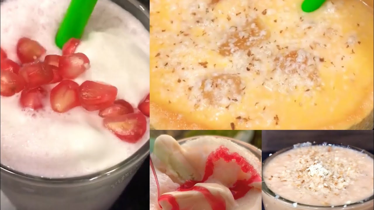 4 Easy Milkshake Recipe-How to make milkshakes at home - YouTube