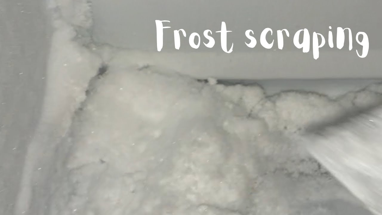 Freezer frost scraping #freezerfrost #satisfying #oddlysatisfying # ...