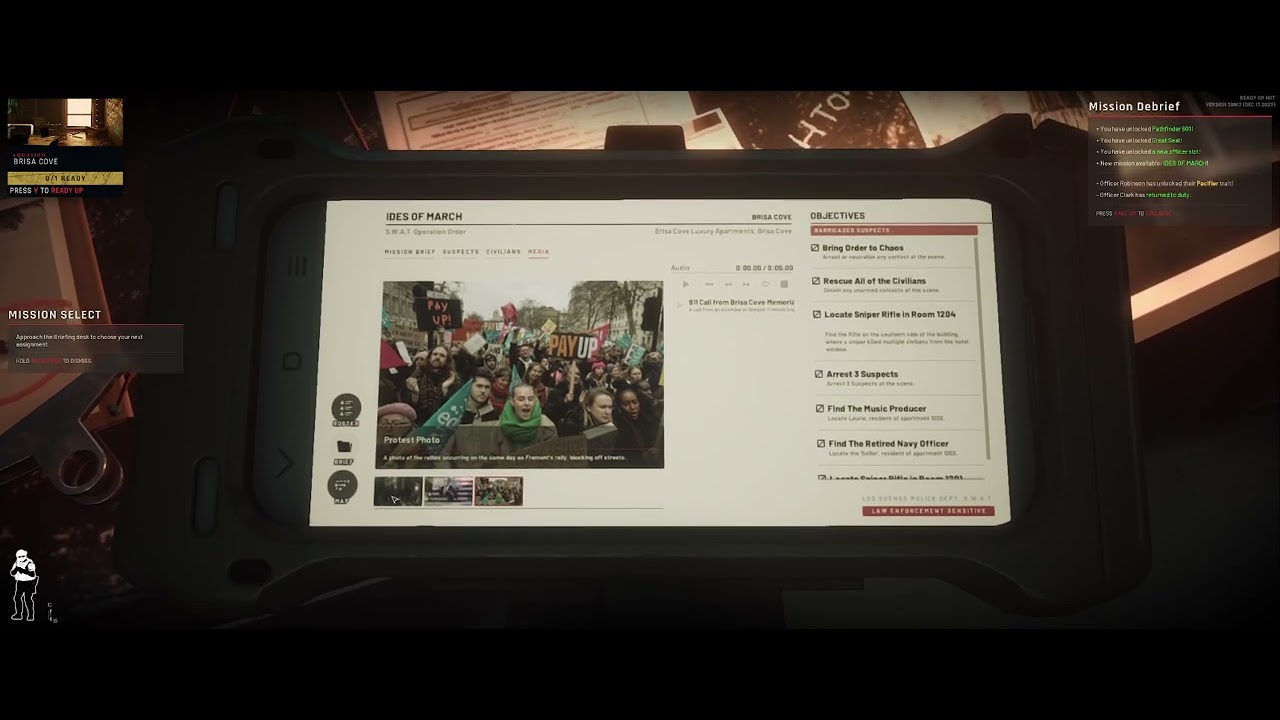 Ready or Not Mission Briefing : Ides of March - YouTube