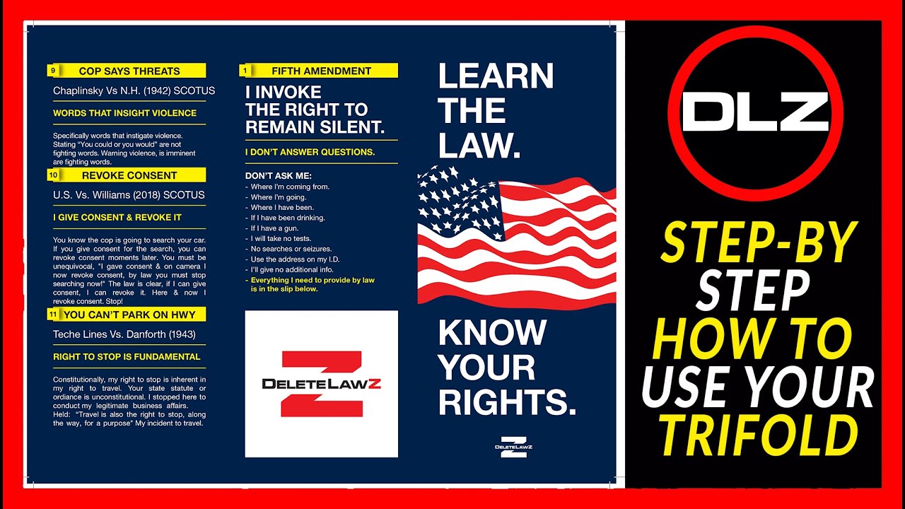 IN DEPTH, HOW TO USE YOUR TRIFOLD, PLEASE GET A TRIFOLD IN EVERY CAR ...