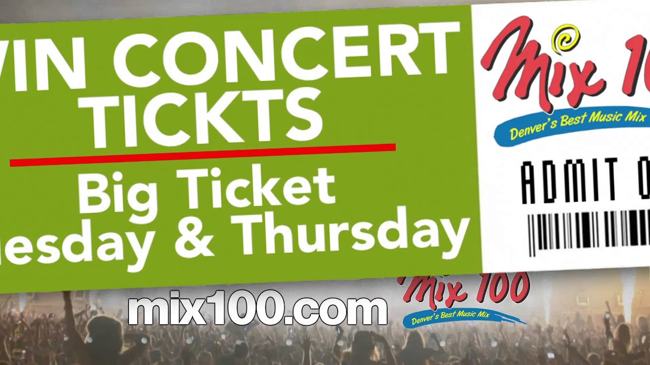 Mix 100 - Win Tickets to Denver's Hottest Concerts! - YouTube