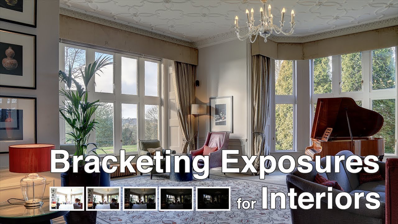 Using Exposure Bracketing to Photograph Real Estate Interiors - YouTube