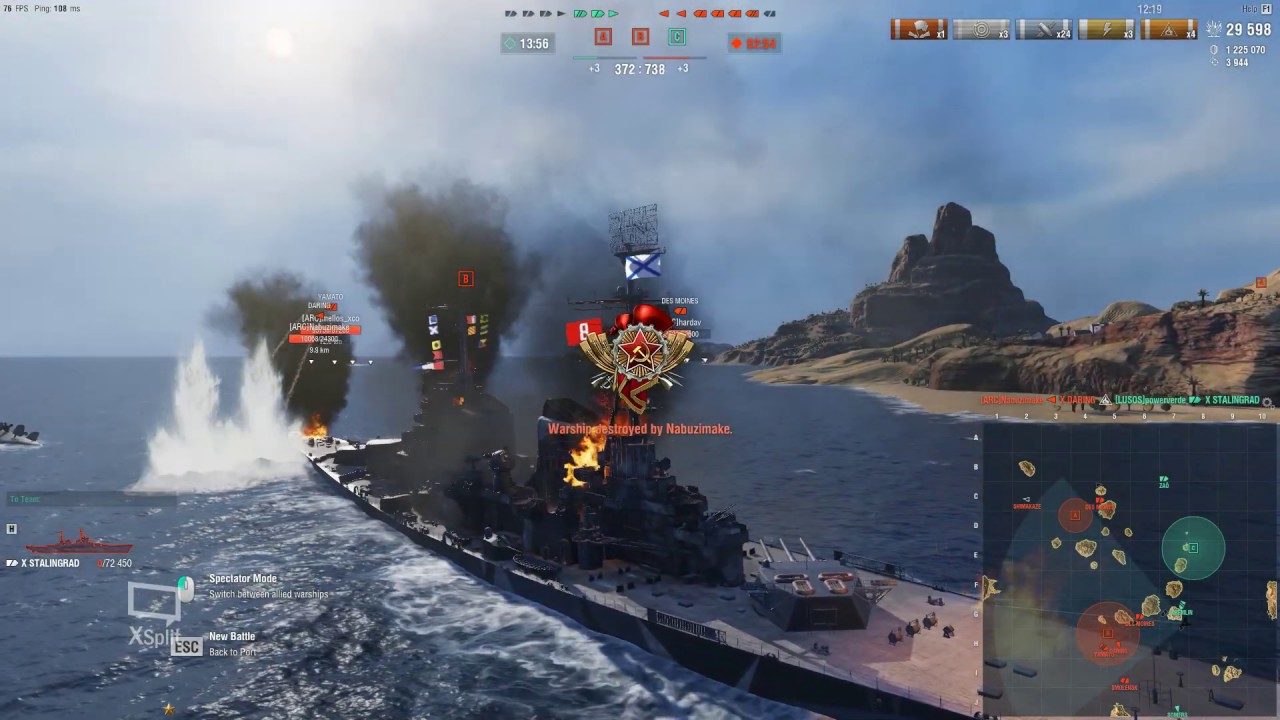 World of Warships 2020/01/30 vs ARC - YouTube