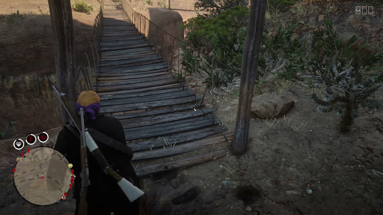 rdr2 bridge jump thing - YouTube