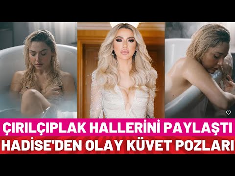 FERYAT TEŞEKKÜRÜ - Hadise, Küvetteki Çırılçıplak Hallerini Paylaştı