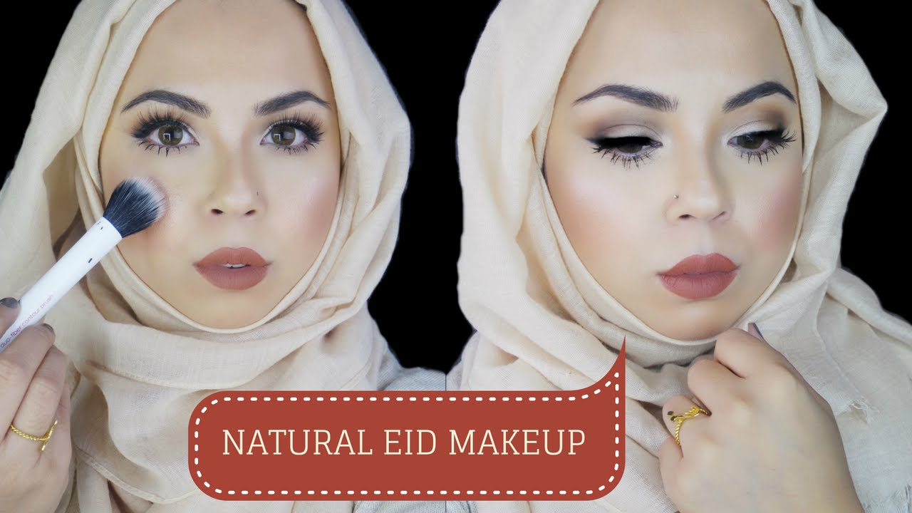 NATURAL EID MAKEUP USING ONLY 10 MAKEUP PRODUCTS - YouTube
