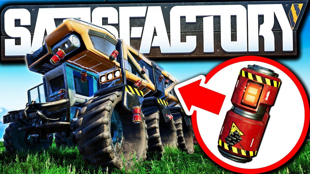 Explosives + Truck = SPIDER DESTROYER?! | Satisfactory Early Access ...