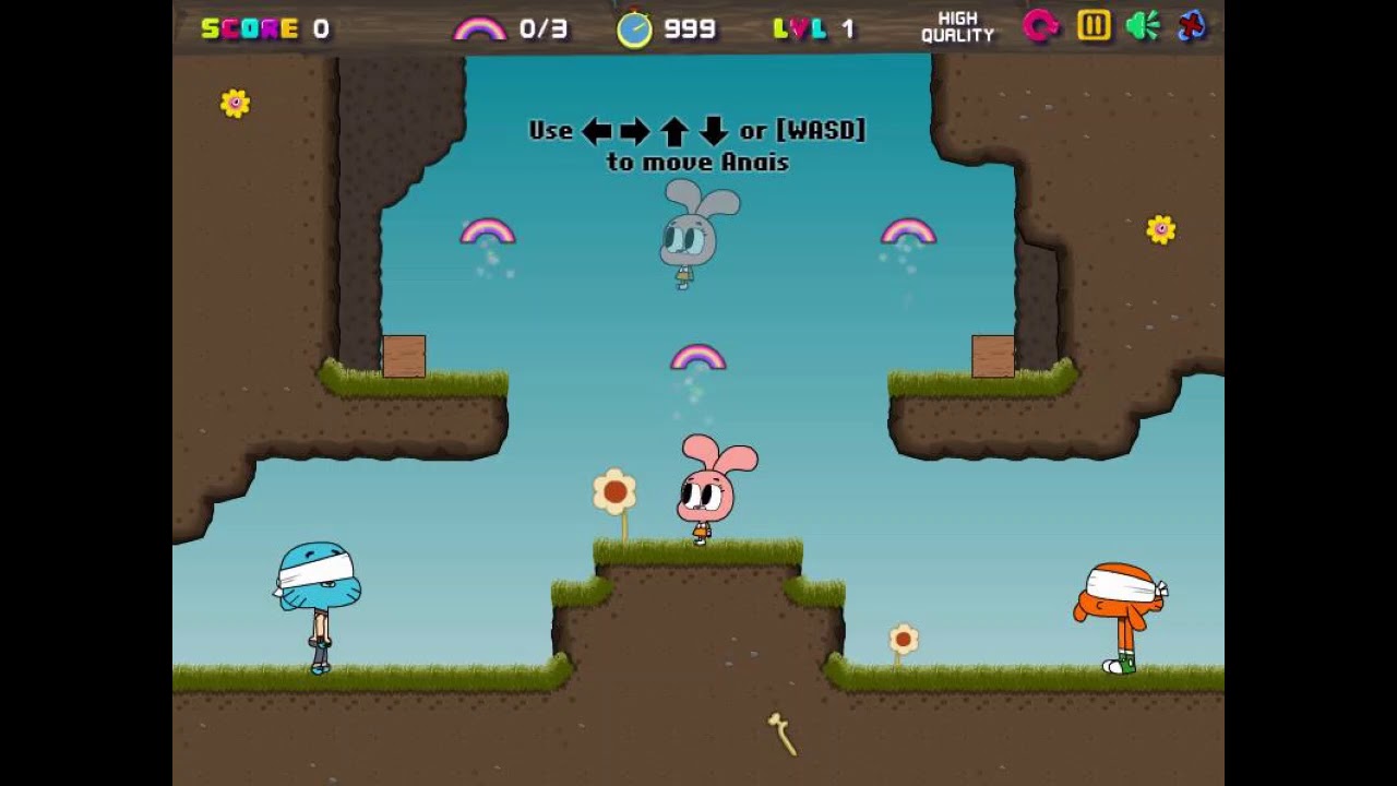 Blind fooled Gumball gameplay soundtrack 2 - YouTube