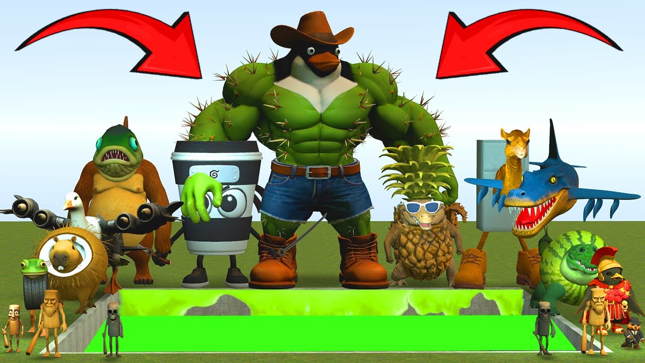 Gmod Monsters Face the Ultimate Drop Test! - YouTube