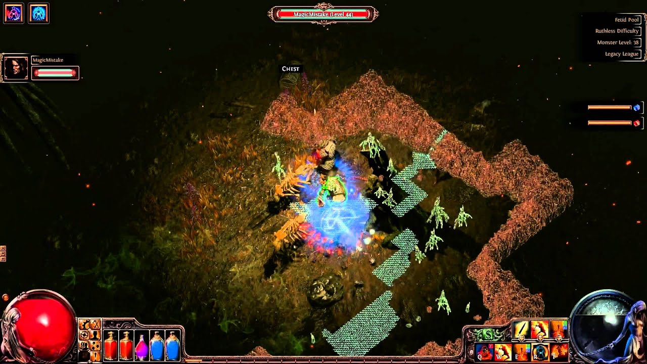 Path of Exile Closed Beta Gameplay #2 "Fetid Pool" German 1080p - YouTube