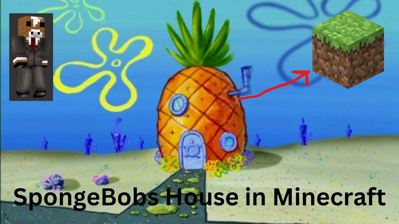 How to build Spongebob's house in Minecraft/ep1 building Bikini Bottom ...