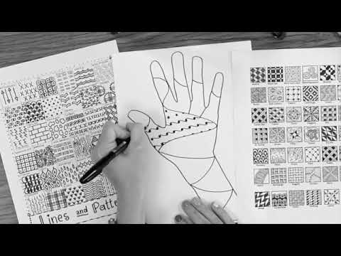 Zentangle Hands - YouTube