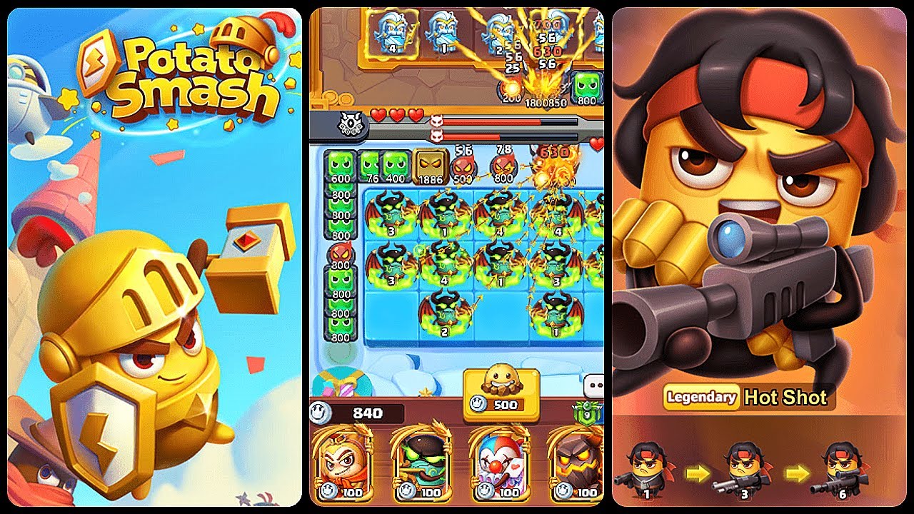 Potato Smash (Gameplay Android) - YouTube