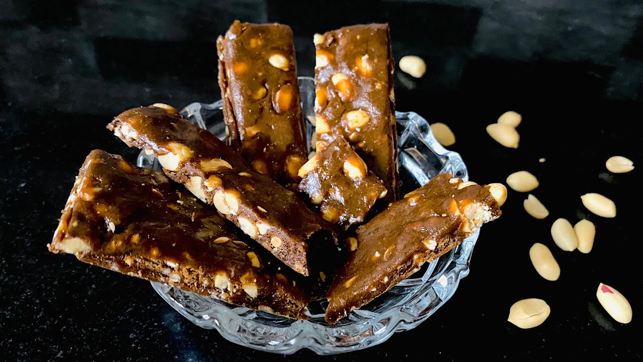 Chocolate Peanut Chikki Recipe | Winter Special Recipes - YouTube