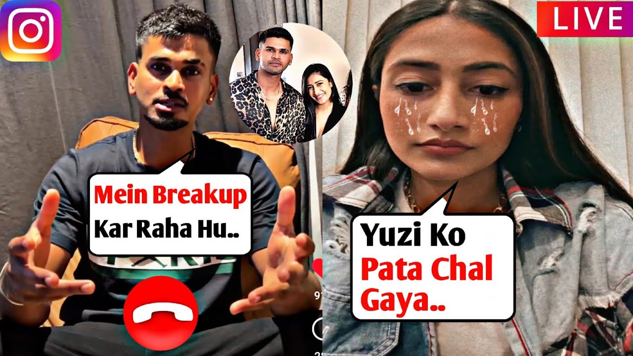 Watch Shreyas Iyer, Dhanashree Verma Live Video & Shreyas Revealed His ...