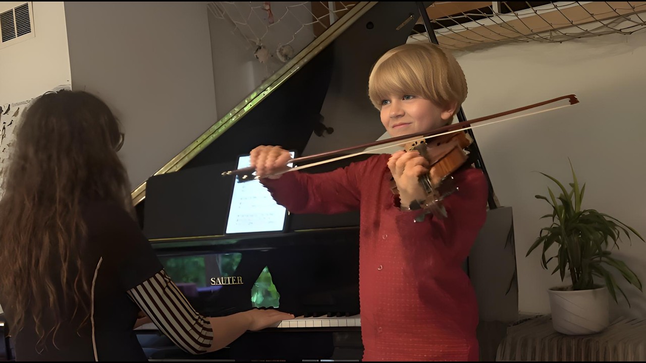 11-Year-Old Violinist Performs His Original Classical Piece “Friendship ...