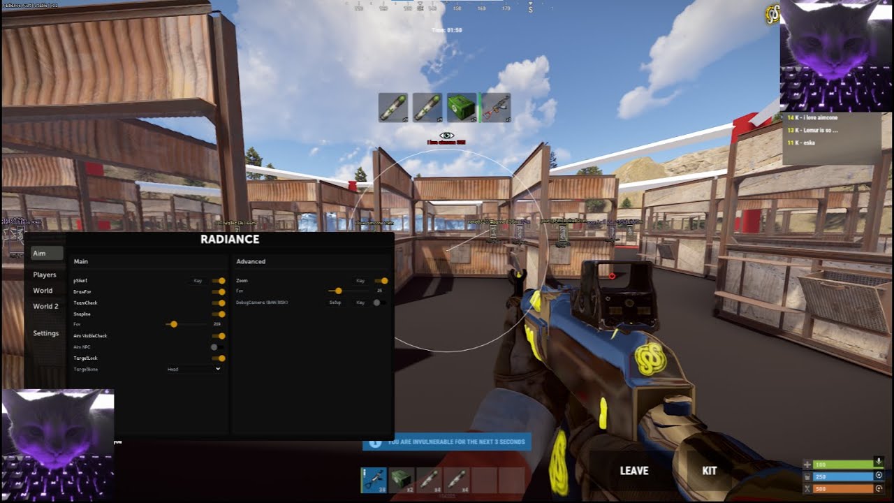 Highlights #2 | Rage cheating in Rust ft. RADIANCE - YouTube