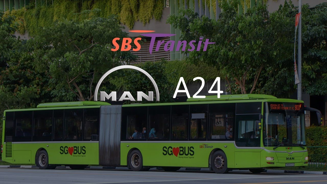 [SBS Transit] MAN NG363F (A24) SMB8003A - Ride on Service 804 - YouTube