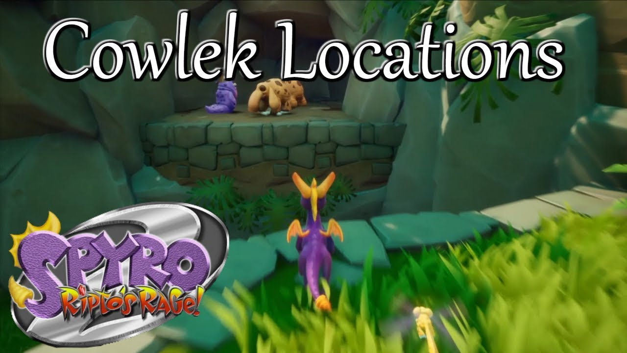 Spyro Reignited Trilogy: Zephyr Cowlek Locations - YouTube
