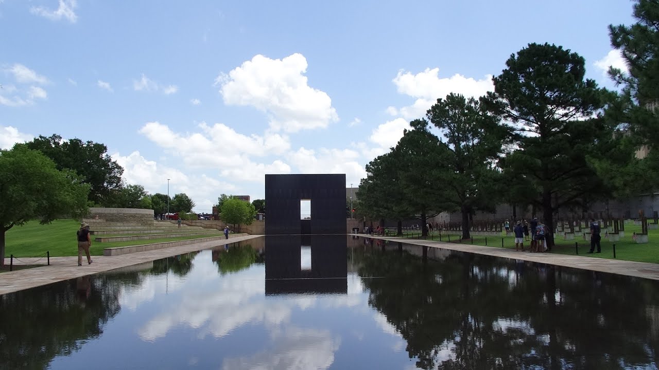 Oklahoma City National Memorial on former site of Alfred P. Murrah ...