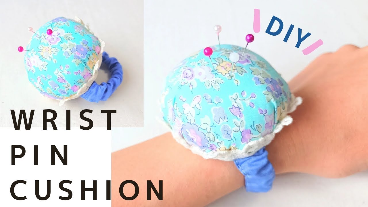 DIY Wrist Pin Cushion | Pin Holder Tutorial | How to Make a Wrist ...