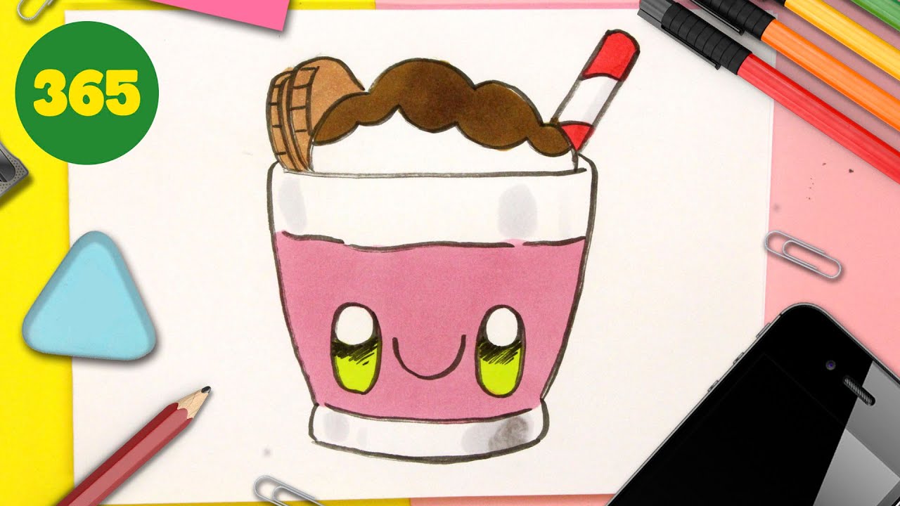 HOW TO DRAW A CUTE SMOOTHIES STEP BY STEP - YouTube