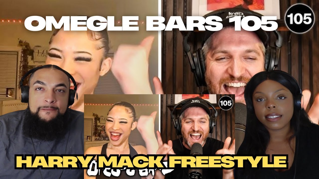Harry Mack Omegle Bars 105 | SICK Freestyles (REACTION) - YouTube