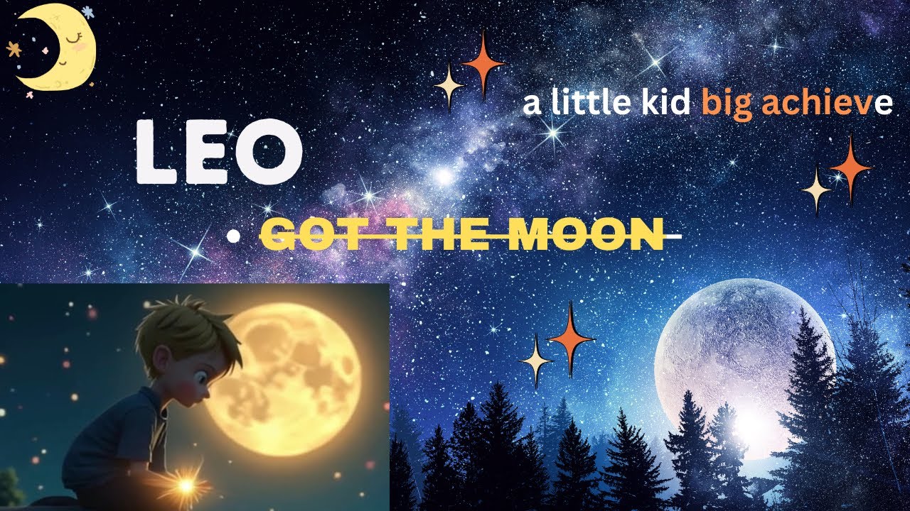 A little kid Got the moon😮😮#animation #kids story#leo #cartoon # kids ...