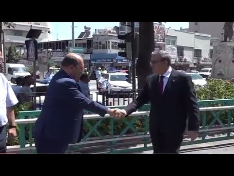 Mersin Valisi Ali İhsan Su'nun Tarsus Ziyareti